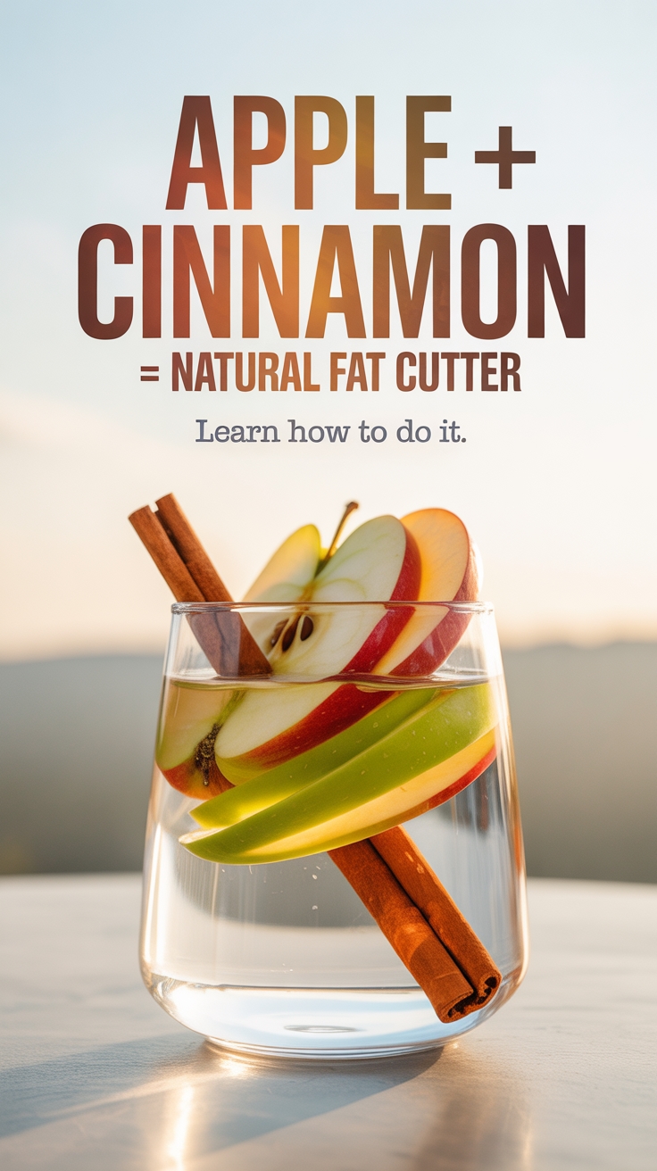Apple + Cinnamon=Natural Fat Cutter